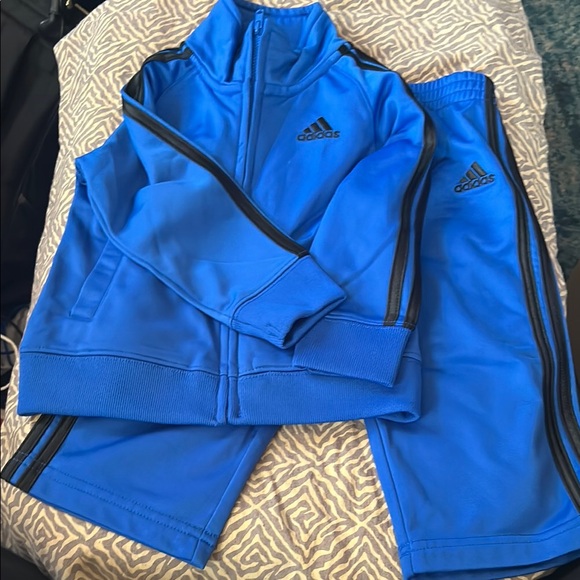 adidas | Matching Sets | Adidas Royal Blue Tracksuit With Black Accents ...